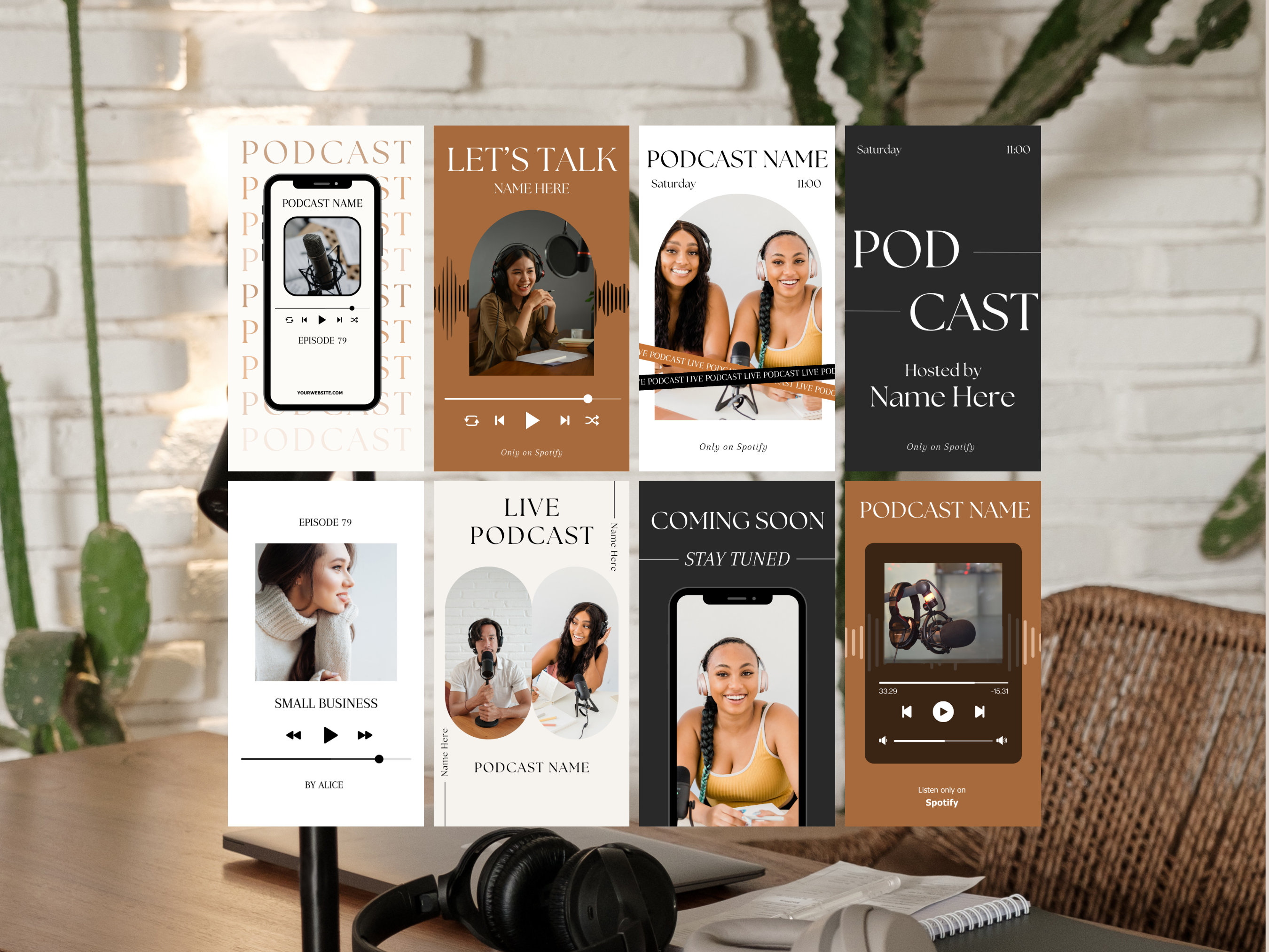 Instagram Reel Templates Podcast Reel Covers Reel Cover Template ...