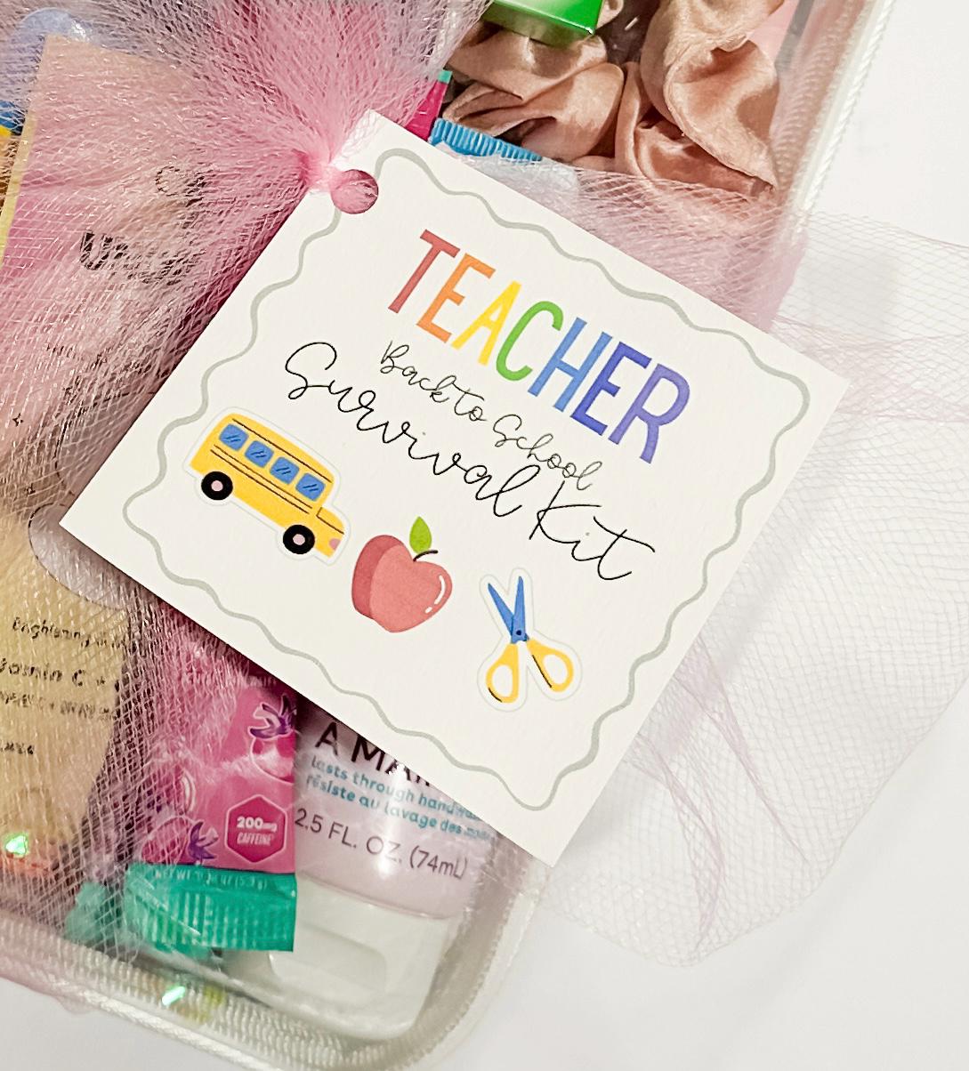 Teacher Back-to-school Survival Kit, Teacher Gift, Back to School ...