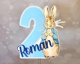 Peter Rabbit Cake Topper - Etsy UK