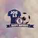 Chelsea Inspired Football Cake Topper - Etsy UK