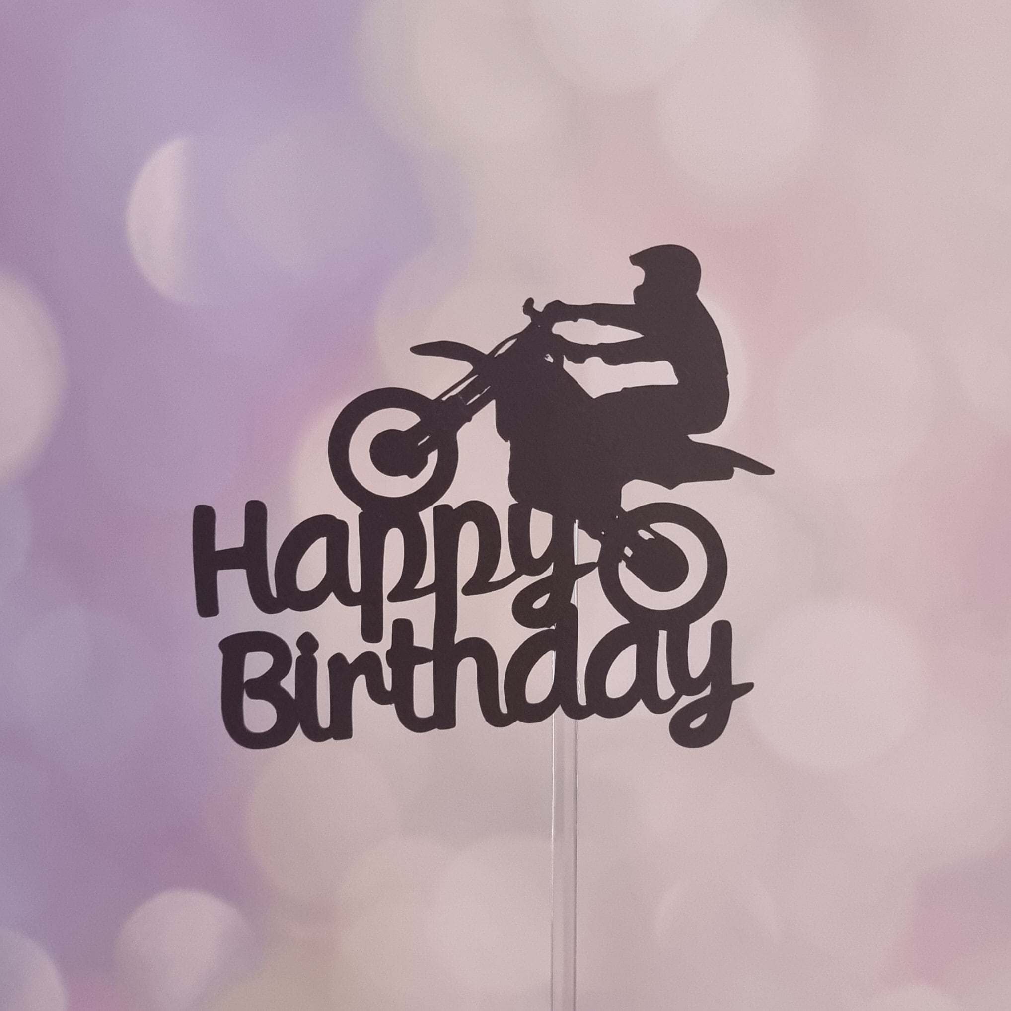 Motocross Cake Topper - Etsy