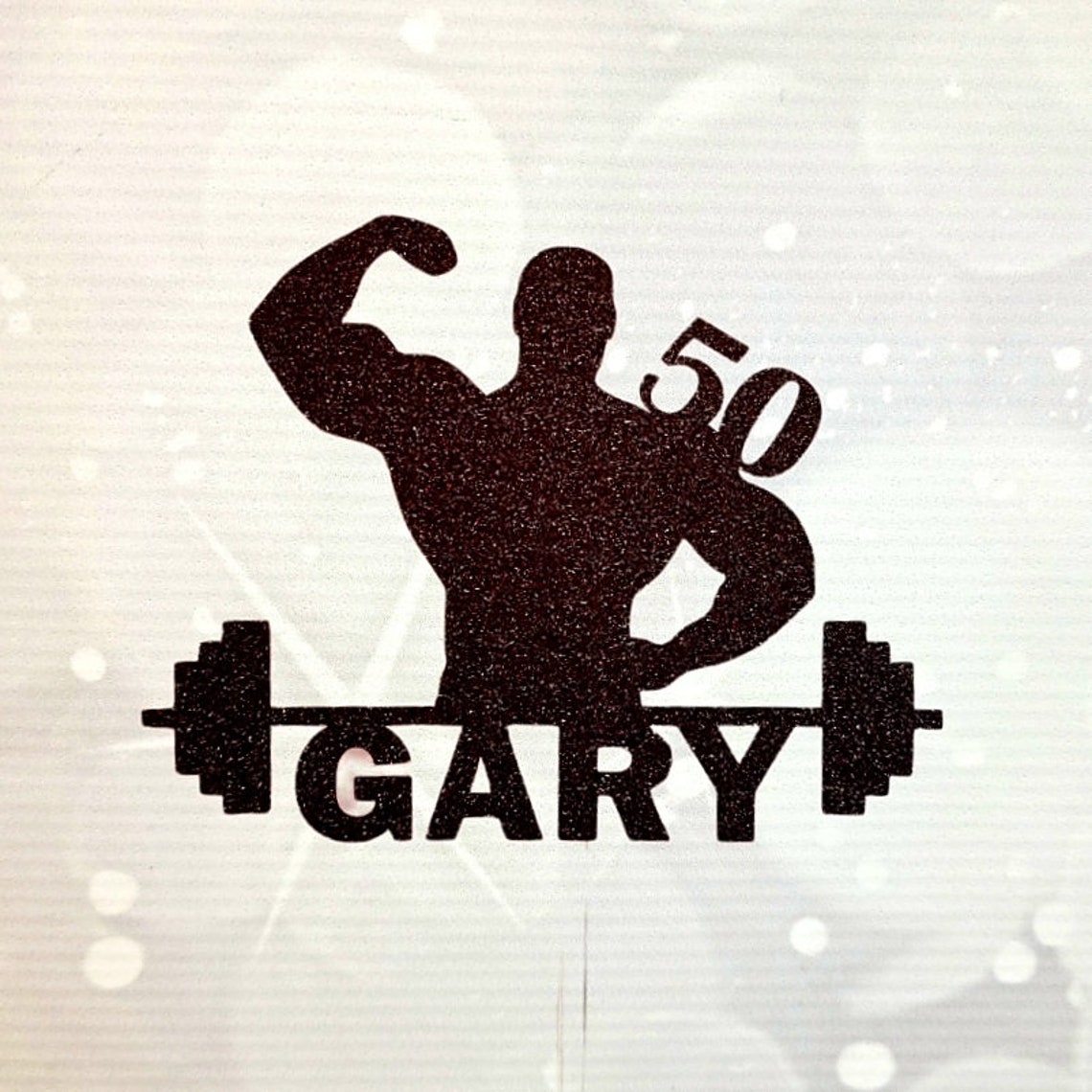 Body Builder Cake Topper - Etsy