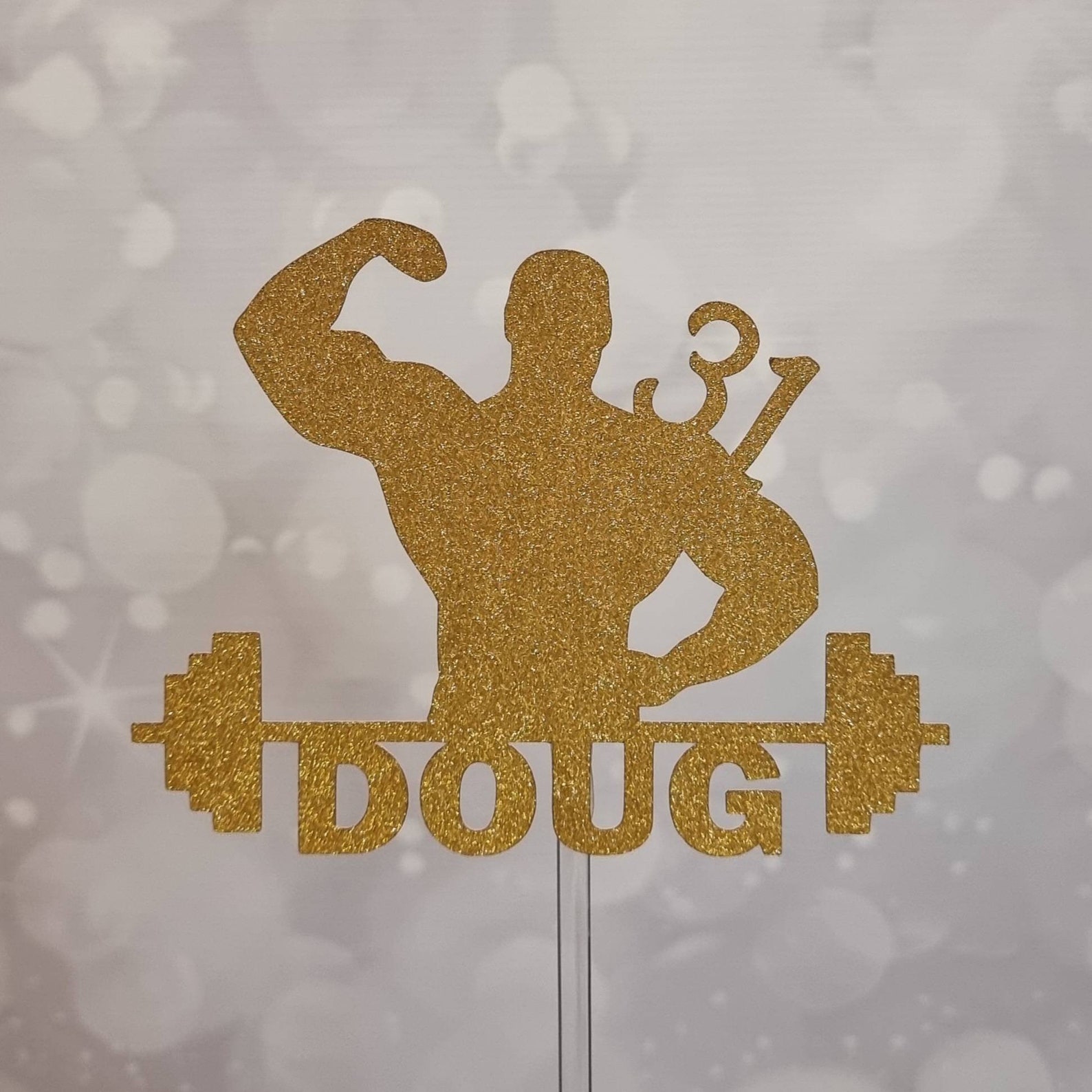 Body Builder Cake Topper - Etsy