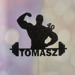 Body Builder Cake Topper - Etsy