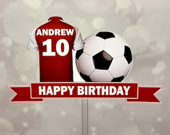 Arsenal Cake Topper - Etsy UK