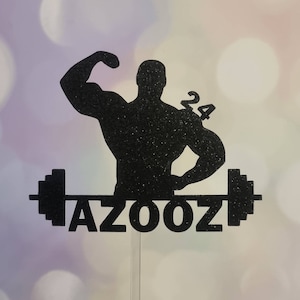 Body Builder Cake Topper - Etsy