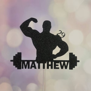 Body Builder Cake Topper - Etsy