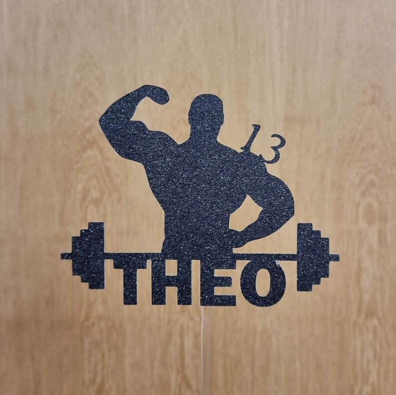 Body Builder Cake Topper - Etsy