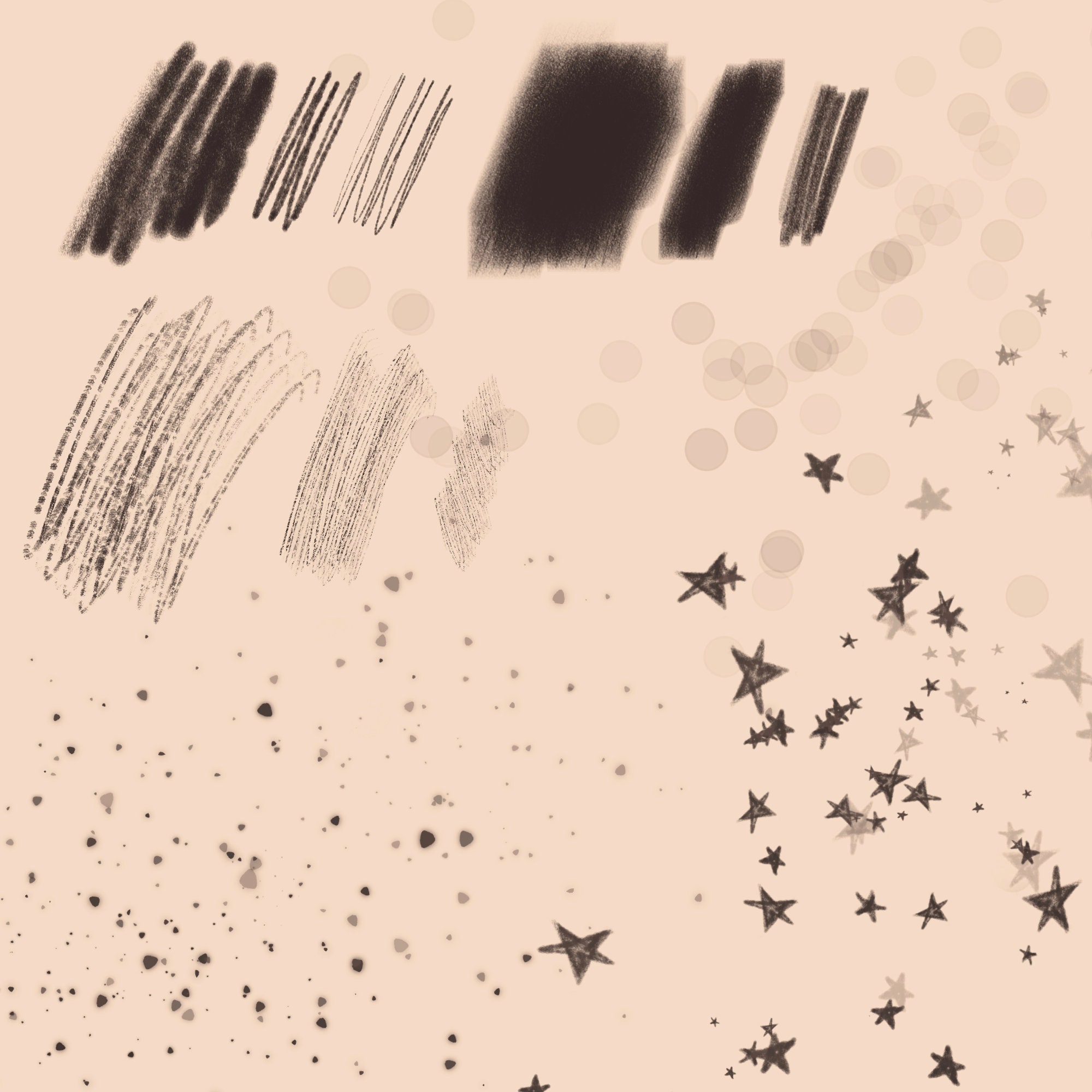 Procreate ILLUSTRATION BRUSHES Brushset Stars and Sparkles - Etsy