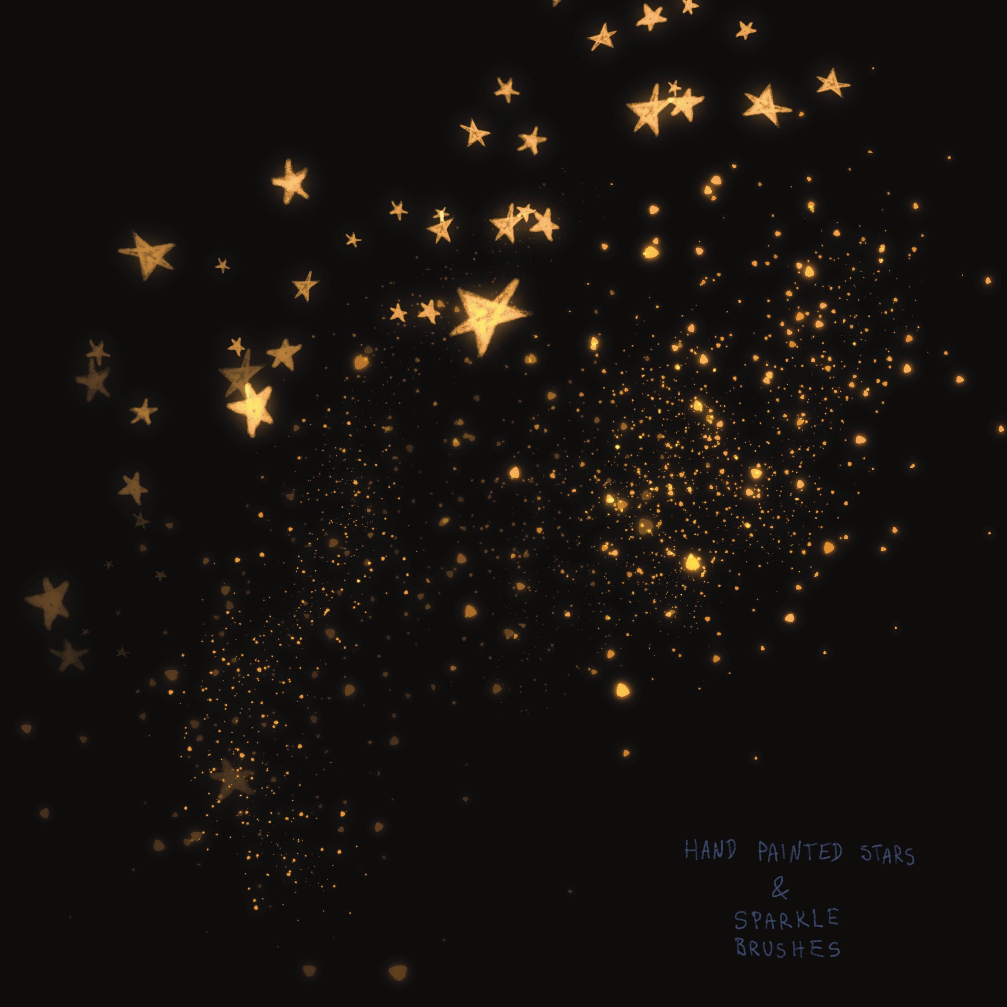 Procreate ILLUSTRATION BRUSHES Brushset Stars and Sparkles - Etsy