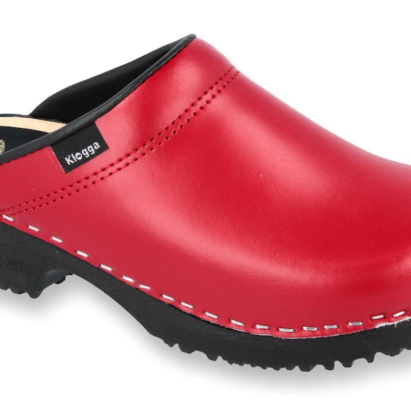 Red Clogs - Etsy