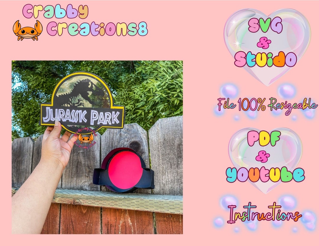 Dinosaur Candy Holder, Dinosaur 3d Box SVG, Dino 3d Box Studio File ...