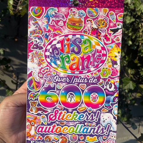 Lisa Frank 1200 Stickers Tablet Book 10 Pages of Collectible - Etsy