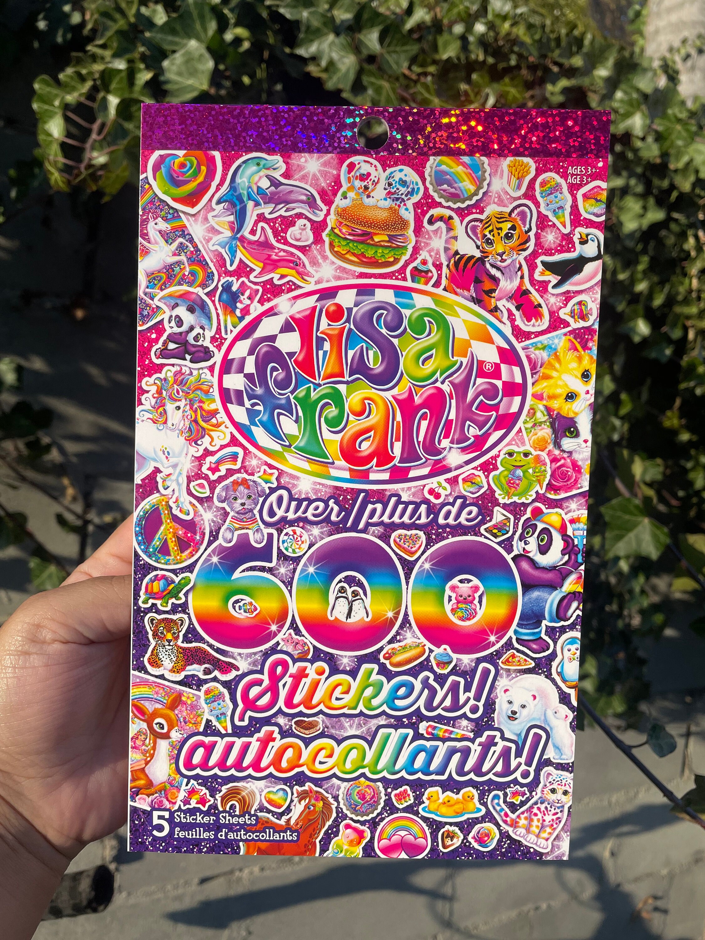 Lisa Frank Sticker Book 600 Stickers - Etsy