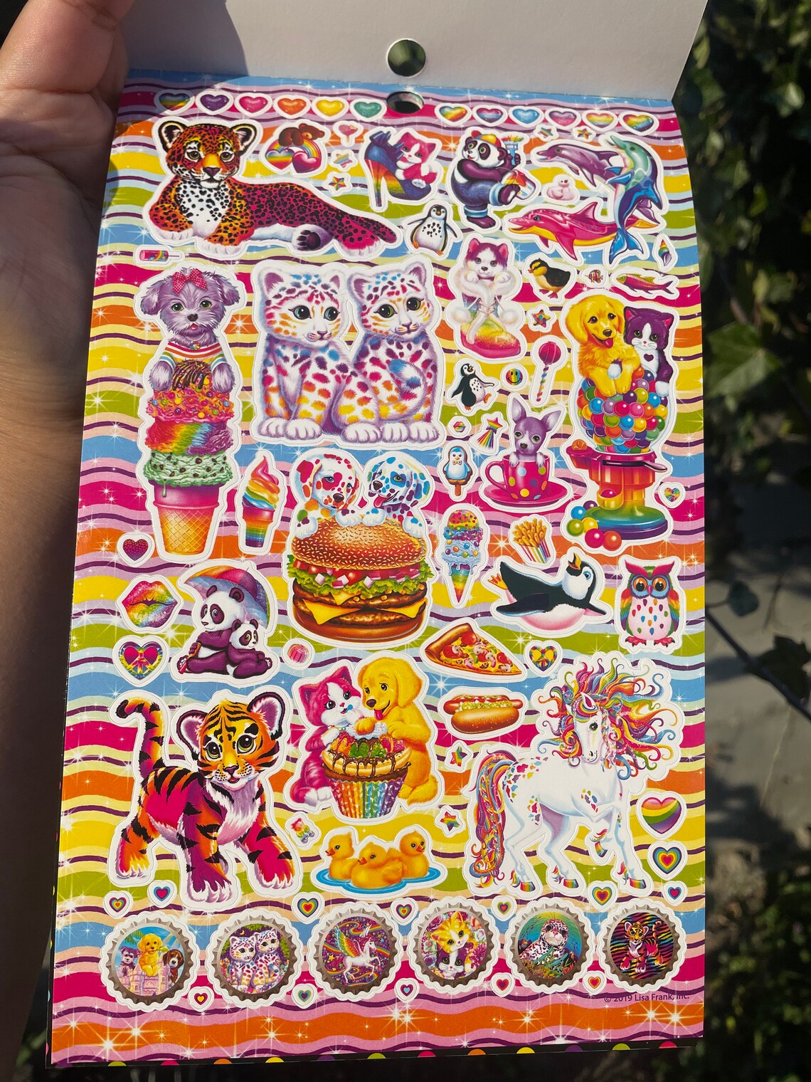 Lisa Frank Sticker Book 600 Stickers - Etsy