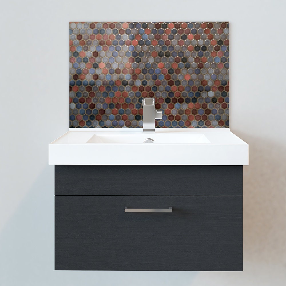 Bathroom Splashbacks Sink Splashbacks By Copper Mosaic - Etsy UK