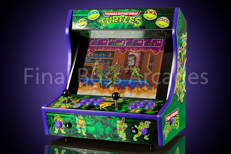 Bartop Arcade Cabinet Artwork Graphics - Teenage Mutant Ninja Turtles ...