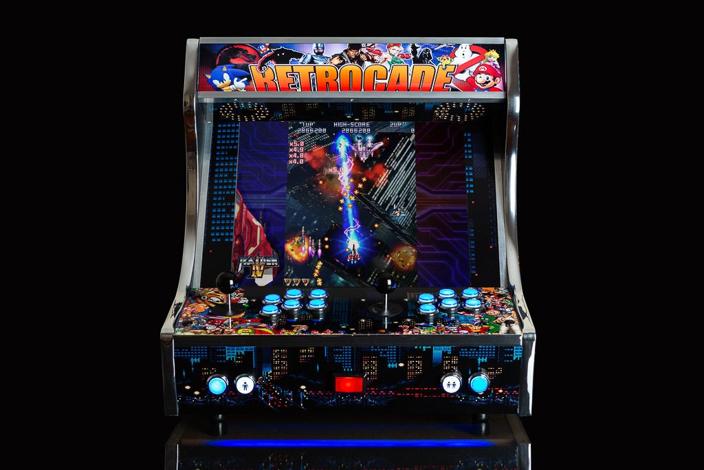 Bartop Arcade Cabinet Artwork Graphics - Retrocade Theme - Etsy