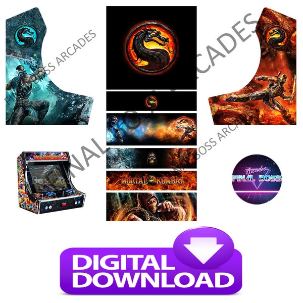 Mortal Kombat Arcade Cabinet - Etsy