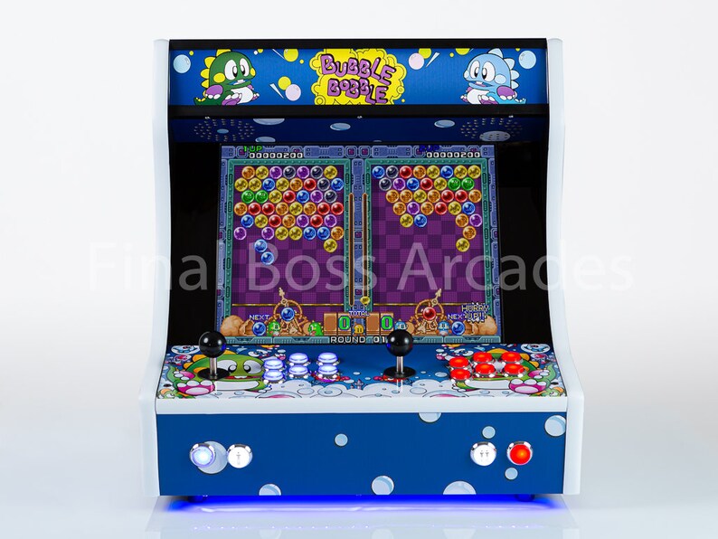 Bartop Arcade Cabinet Artwork Graphics - Bubble Bobble Theme - Etsy