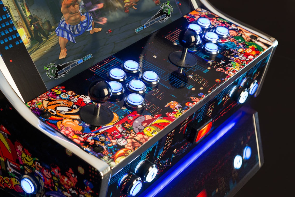 Bartop Arcade Cabinet Artwork Graphics - Retrocade Theme - PSD Files - Etsy