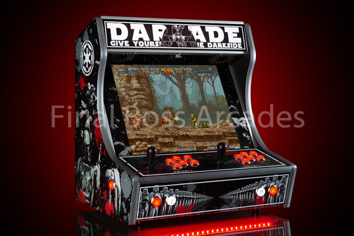 Bartop Arcade Machine Plans for 2 Players 18mm MDF 19 - Etsy