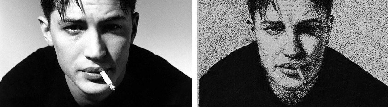 Custom Pen and Ink Portrait Hand Drawn Personalized Realistic From ...