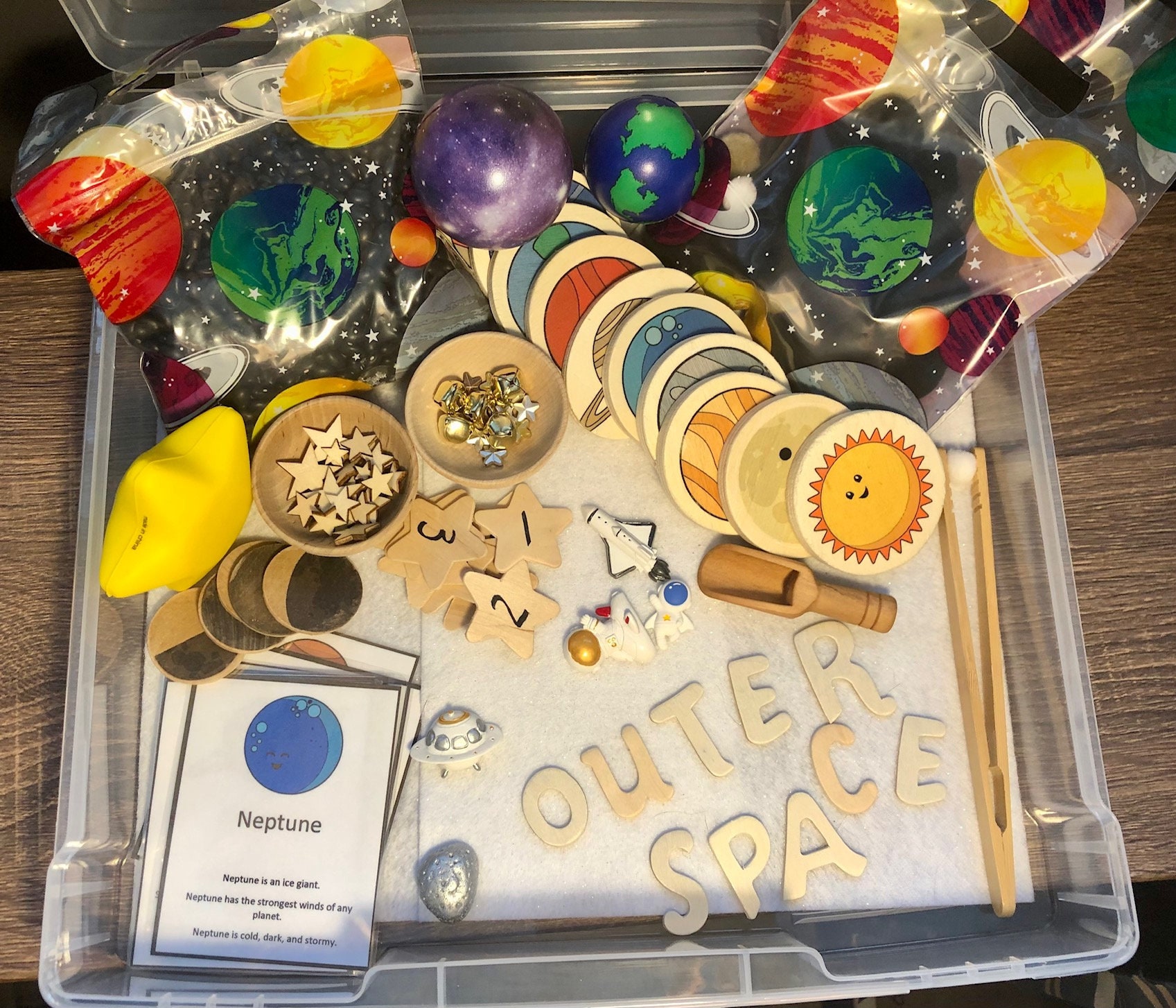 Outer Space Sensory Bin - Etsy
