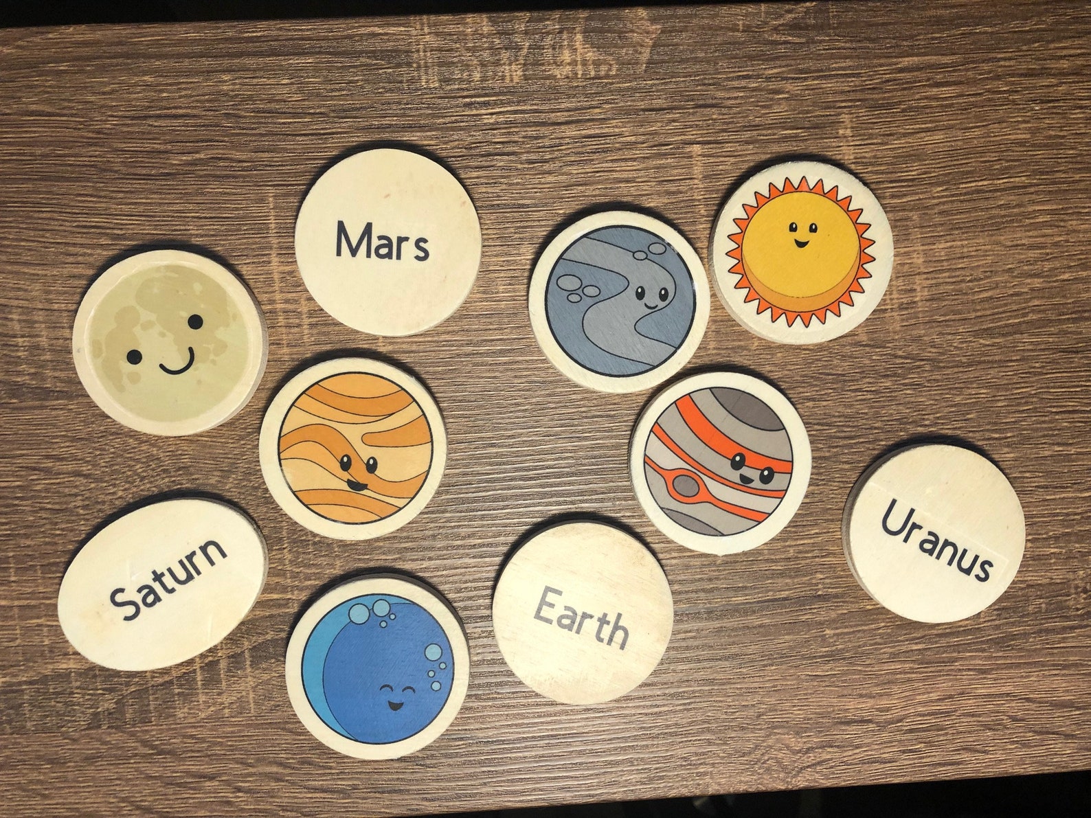 Wooden Solar System - Etsy