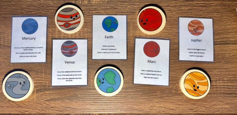 Wooden Solar System - Etsy