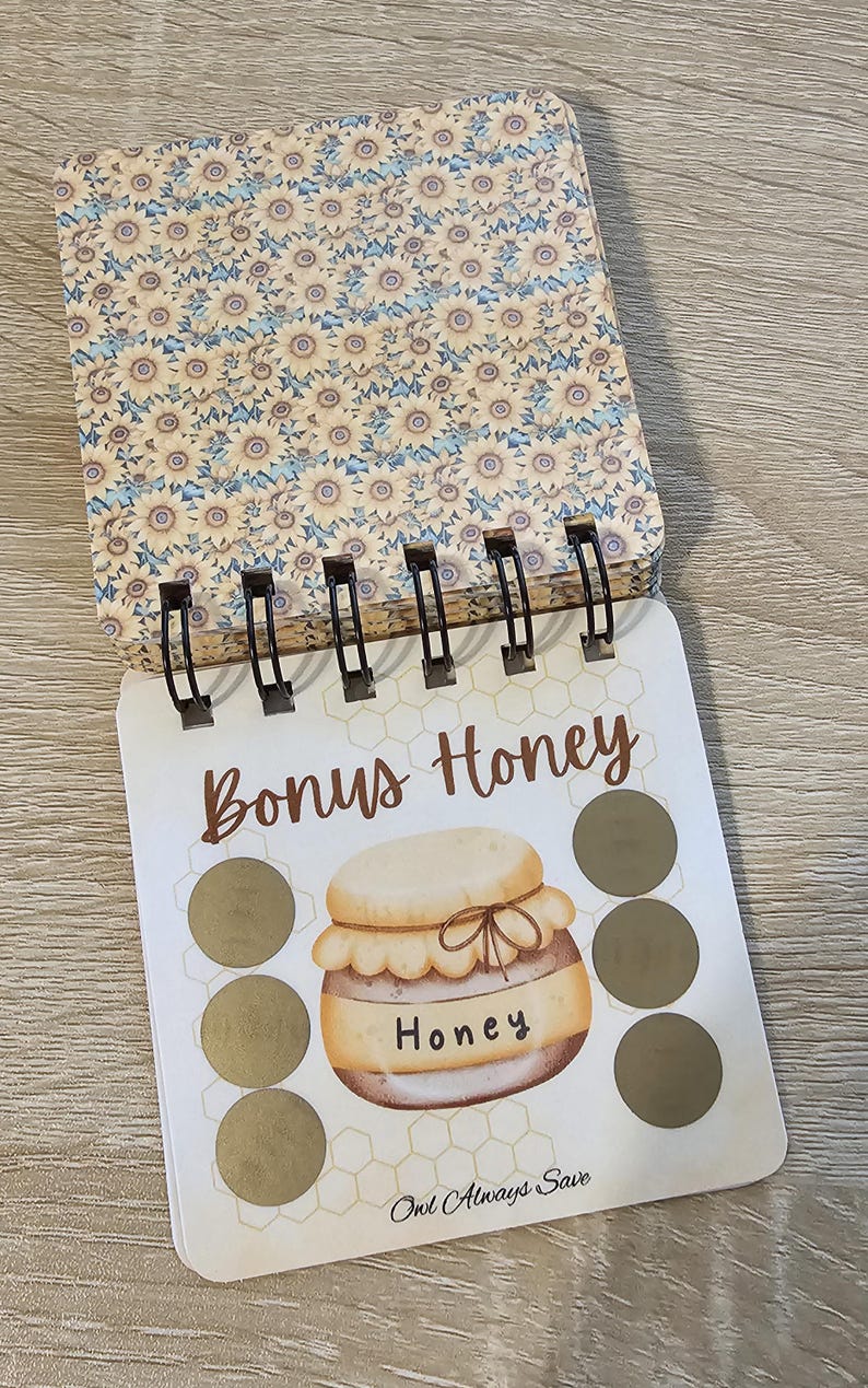 Honey Money Save 250+ Mini Savings Book - Etsy