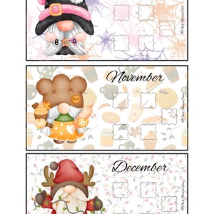 12 Months of Gnomes Savings Challenge - Etsy