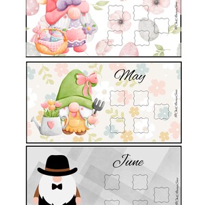 12 Months of Gnomes Savings Challenge - Etsy
