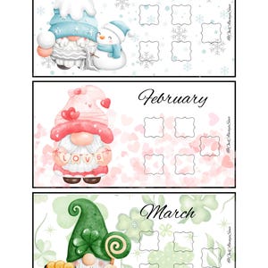 12 Months of Gnomes Savings Challenge - Etsy