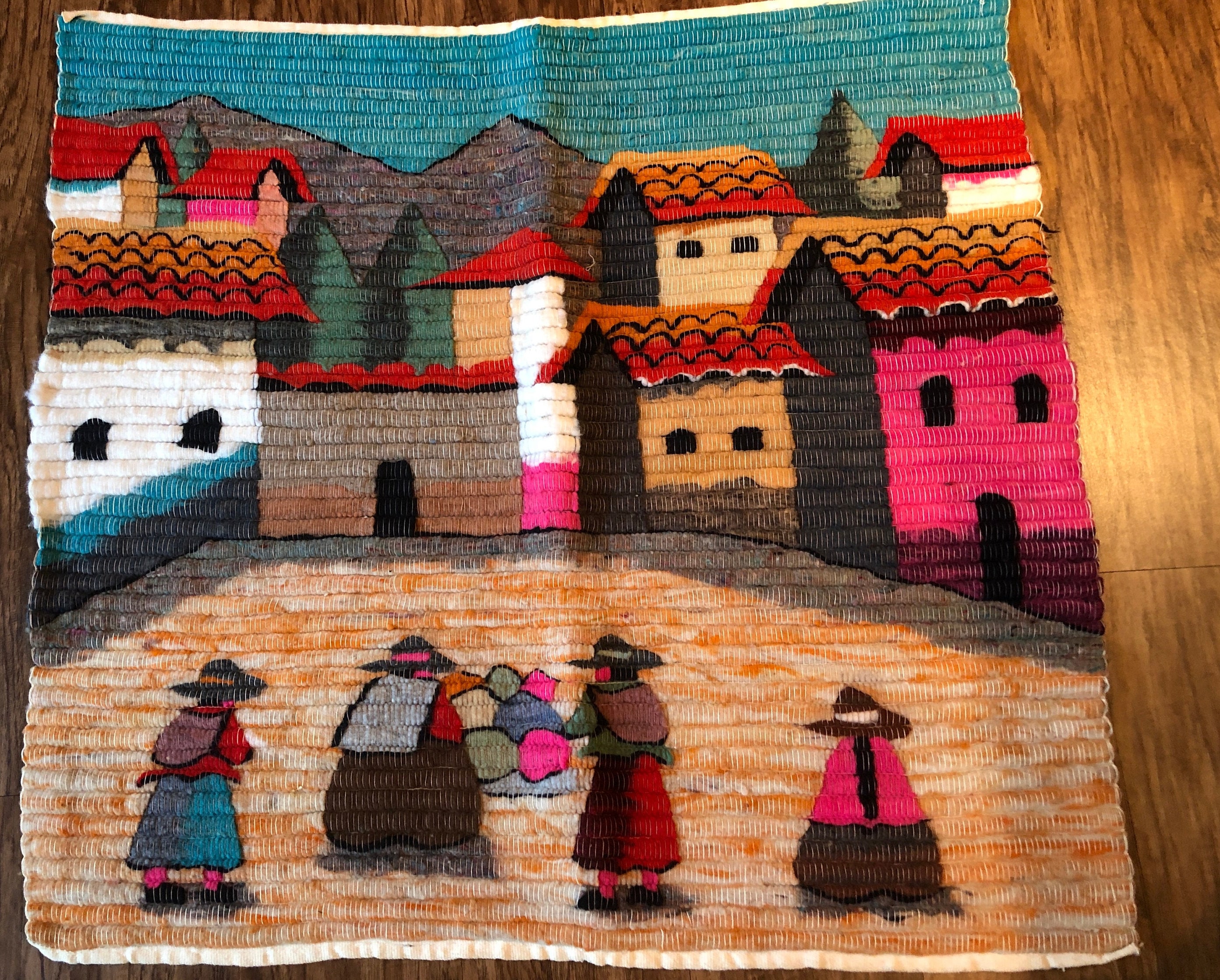 Vintage Peruvian Wall Hanging - Etsy