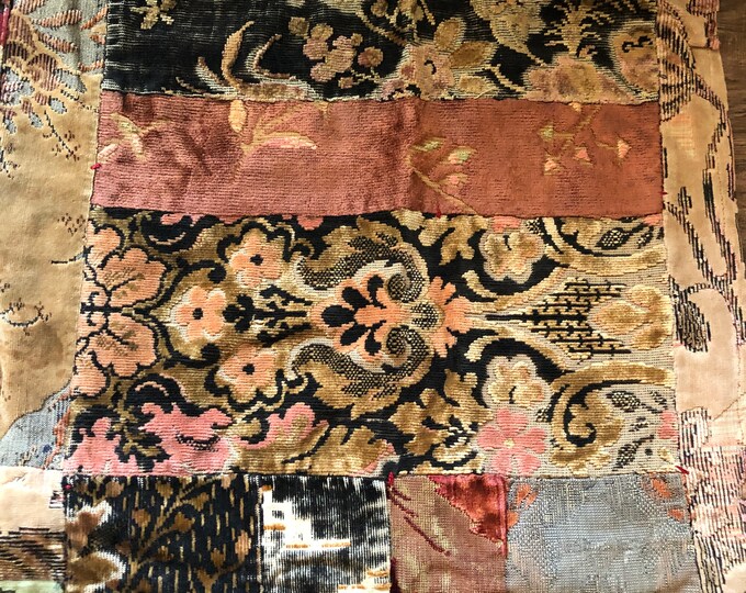 Vintage Brocade Quilt - Etsy