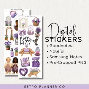 May DIGITAL PLANNER STICKERS, Goodnotes Noteful Samsung Notes Png ...