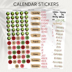 SEPTEMBER DIGITAL STICKERS Noteful Goodnotes Sticker Book Samsung Notes ...