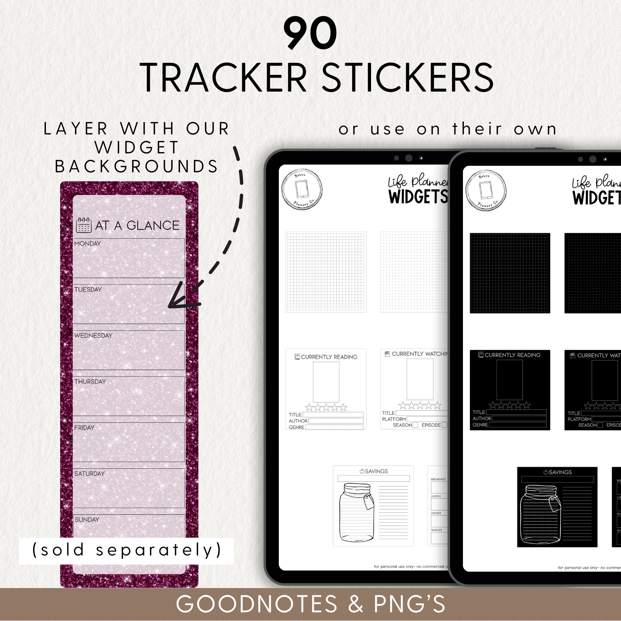 DIGITAL PLANNER WIDGETS, Digital Stickers for Goodnotes, iPad Stickers ... DIGITAL PLANNER WIDGETS, Digital Stickers for Goodnotes, iPad Stickers ...