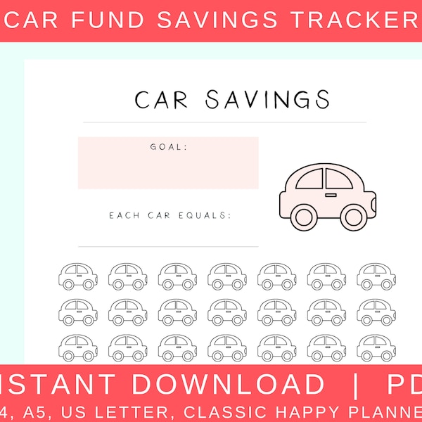 Car Budget Sheet - Etsy