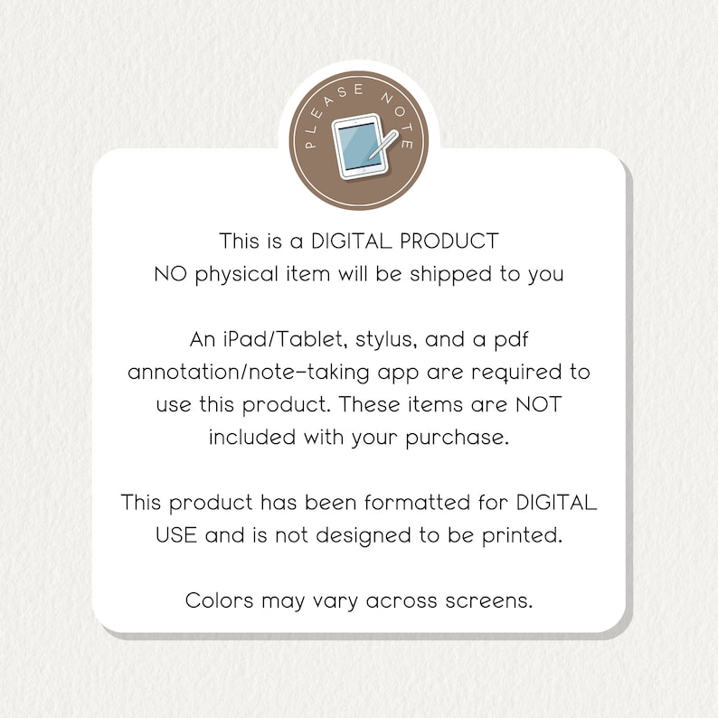 NOTES and Lists PLANNER PAGES, Digital Planner Inserts, Planner ...