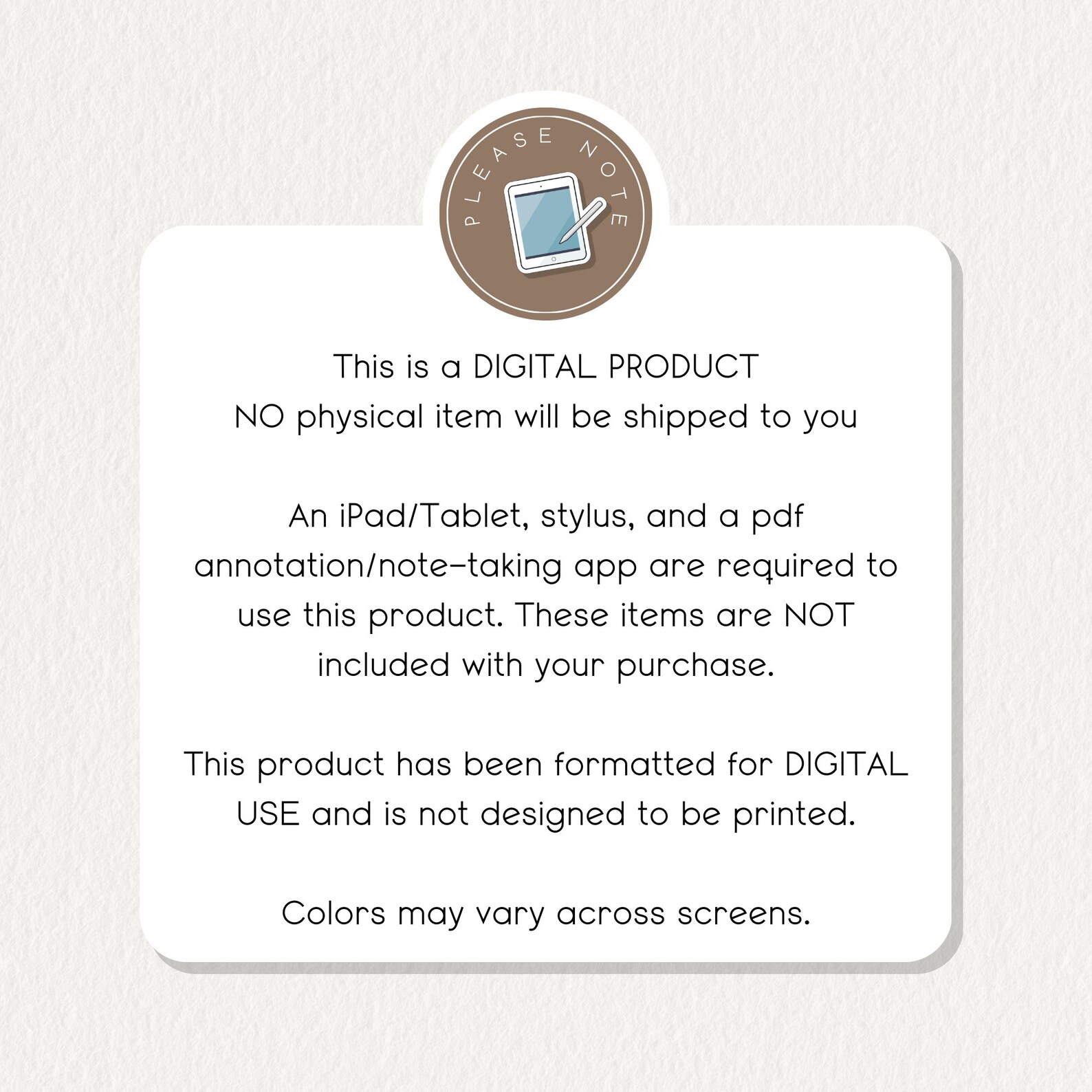 NOTES and LISTS OVERLAYS Stickers for Digital Planners Goodnotes ...