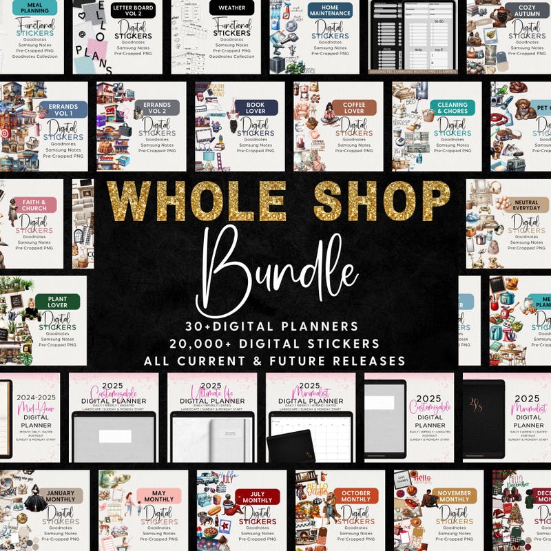Digital Planner - Etsy