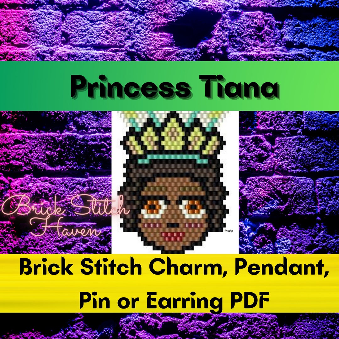 Princess Tiana Brick Stitch Pattern PDF - Etsy Canada