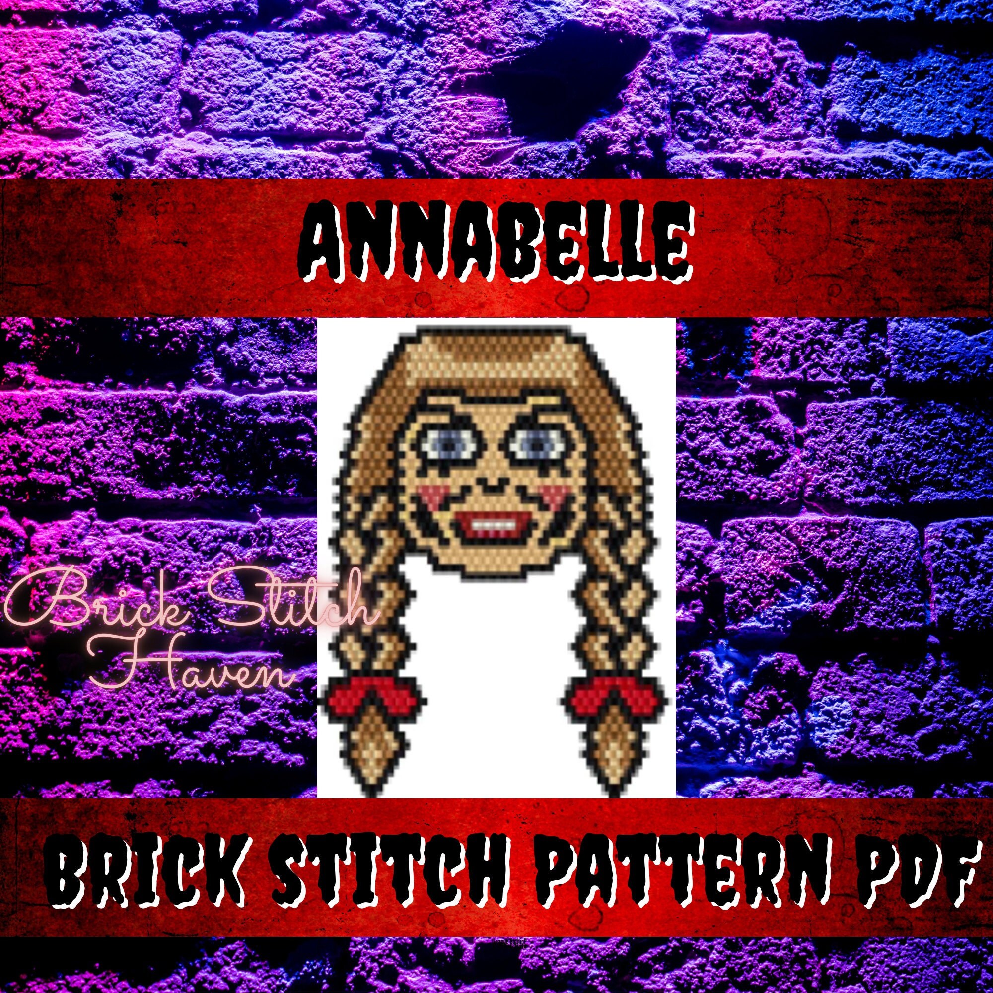 Annabelle Brick Stitch Pattern PDF - Etsy