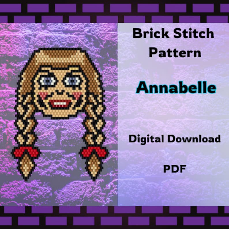 Annabelle Brick Stitch Pattern PDF - Etsy