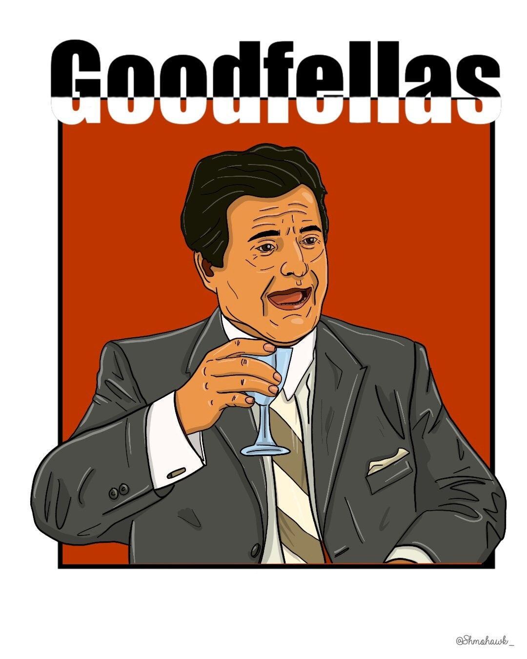 Joe Pesci as Tommy Devito in Goodfellas High Quality Art Print Perfect ...