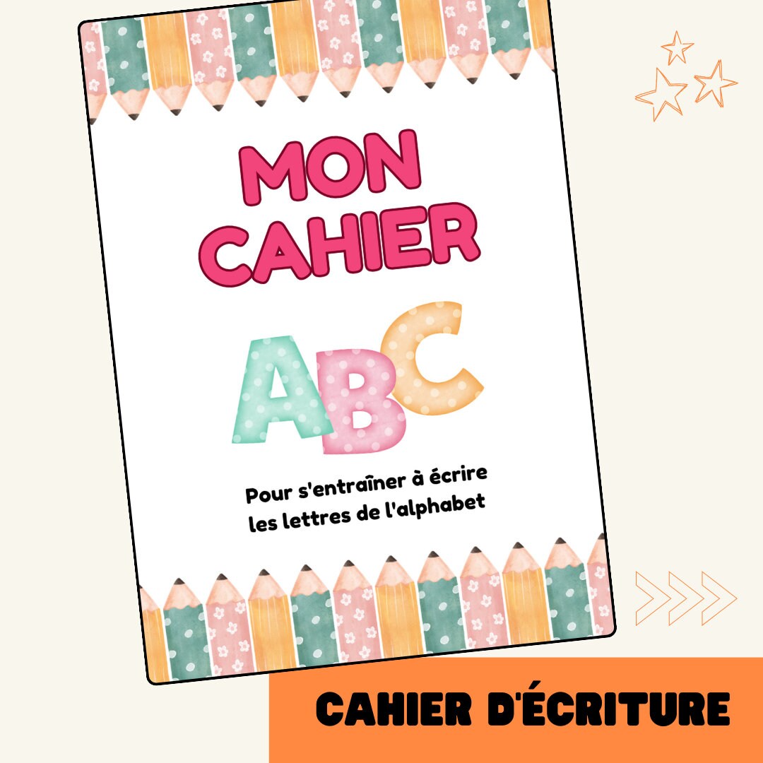 Alphabet Writing Workbook - PRINTABLE - Etsy