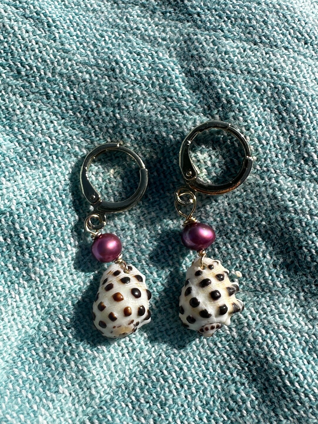 Mulberry Drupe Shell Earrings - Etsy