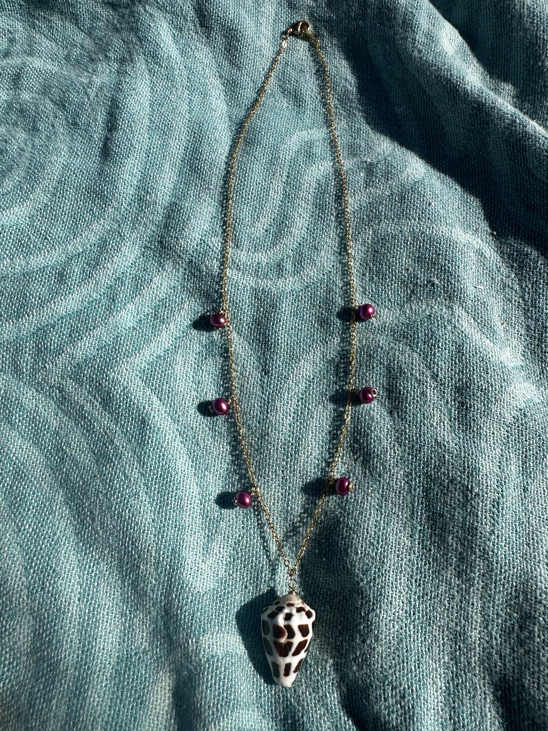 Hebrew Cone Shell Necklace - Etsy